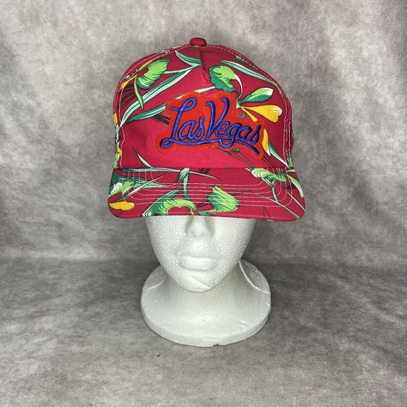 Moja | Accessories | Vintage Moja Floral Las Vegas Snapback Adjustable ...